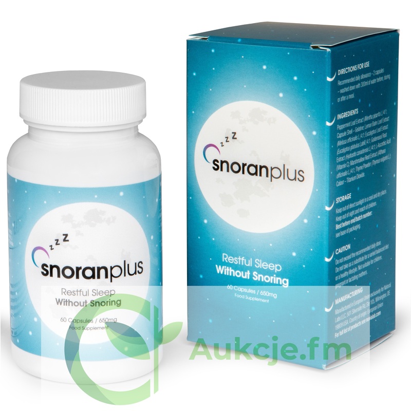 Snoran Plus - tabletki na chrapanie - Aukcje