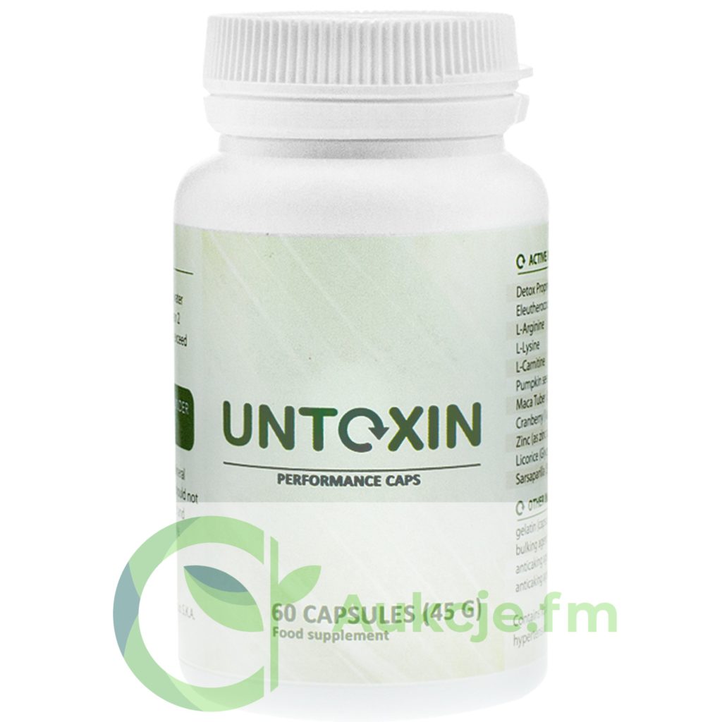 Untoxin - tabletki na oczyszczanie organizmu - Aukcje